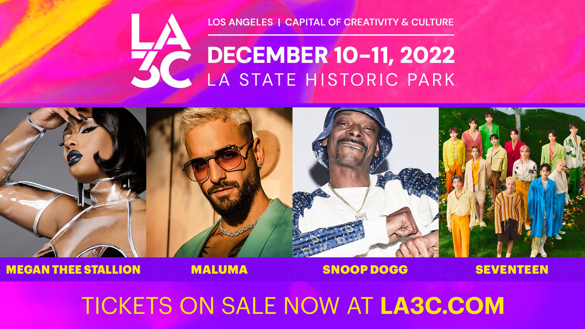 [EVENT] SEVENTEEN, Megan Thee Stallion, Maluma, and Snoop Dogg to Perform at LA3C Festival - K ...
