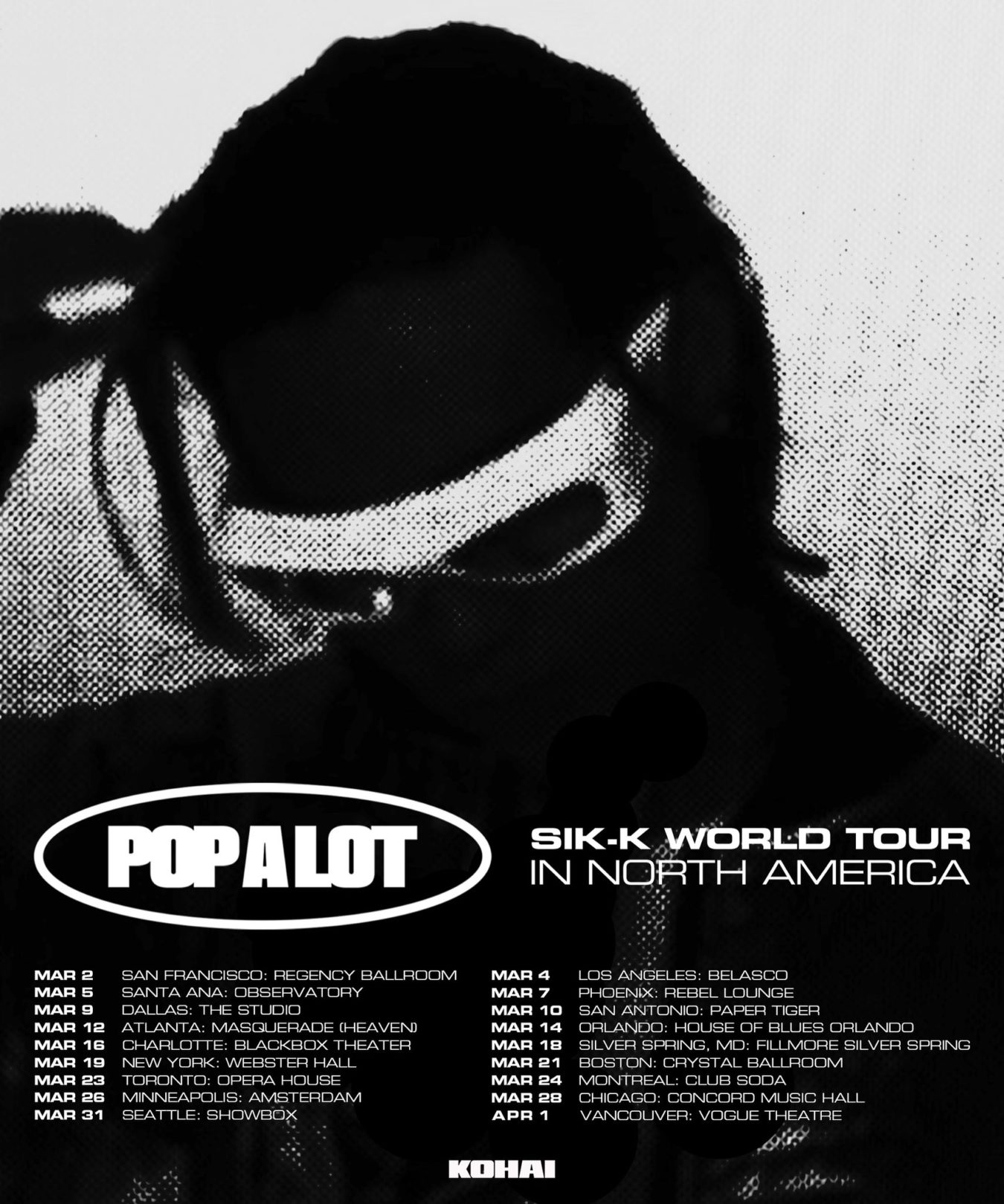 TOUR Sik K Announces Pop A Lot North American Tour Dates K Pop TOUR Sik K Announces Pop A Lot North American Tour Dates K Pop
