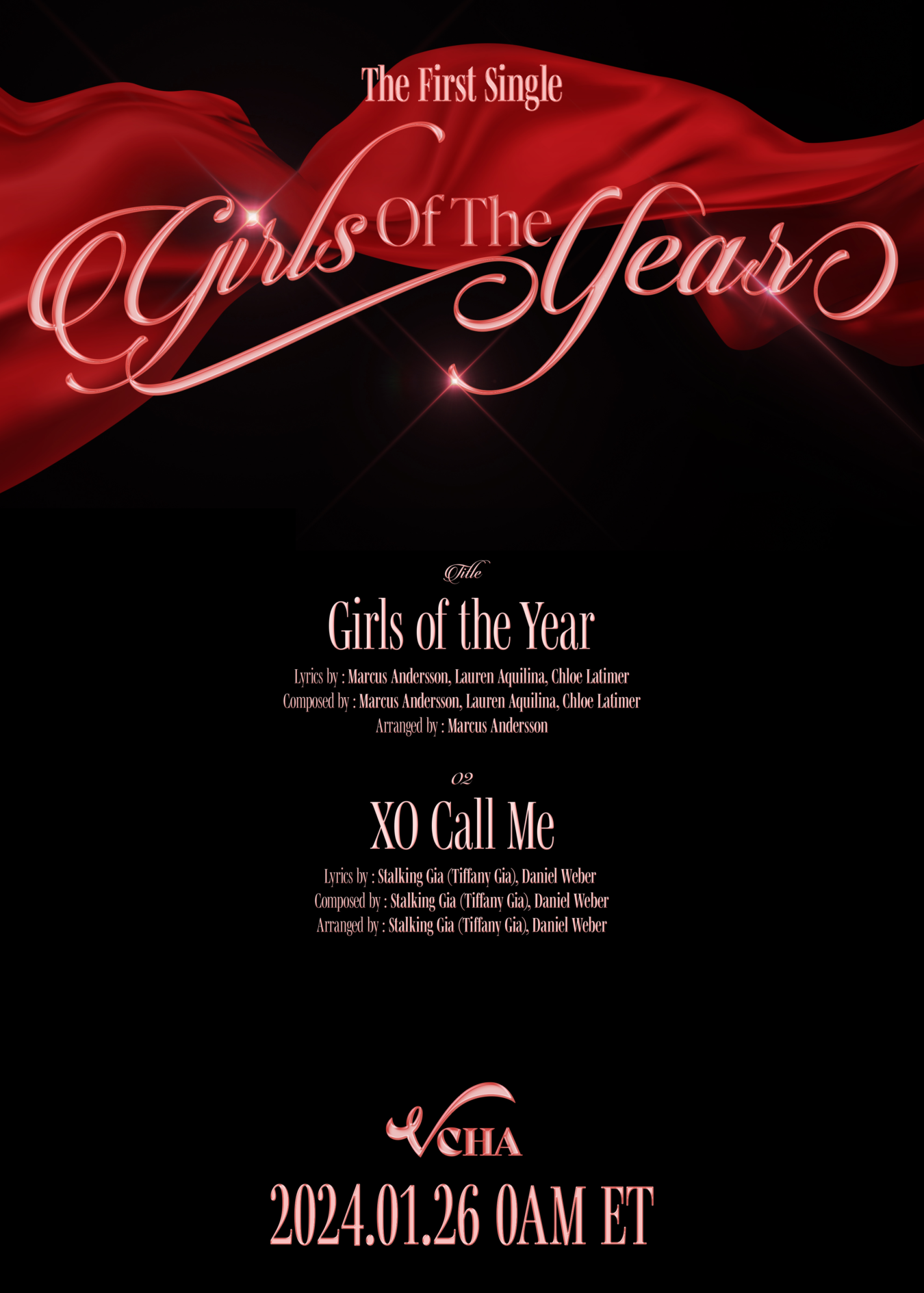 VCHA Announces Upcoming Debut Single, "Girls of the Year" - K-Pop Concerts