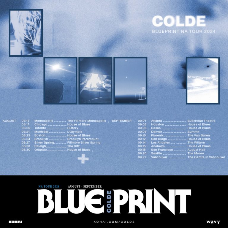 [TOUR] COLDE Announces 'BLUEPRINT' North America Tour Dates - K-Pop ...