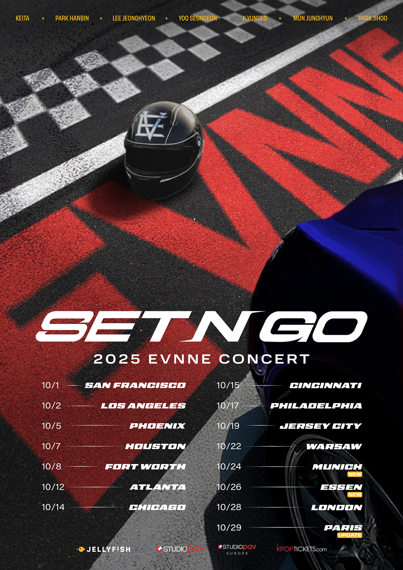 [TOUR] EVNNE Announces LAP 3 of ‘SET N GO’ Concert Series With U.S. and ...