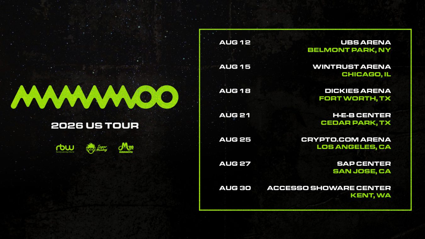 [TOUR] MAMAMOO Announce 2026 US Tour Celebrating 12 Anticipated Group ...